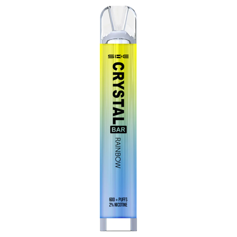 SKE Crystal Bar Rainbow Disposable Vape - The Alchemists Cupboard